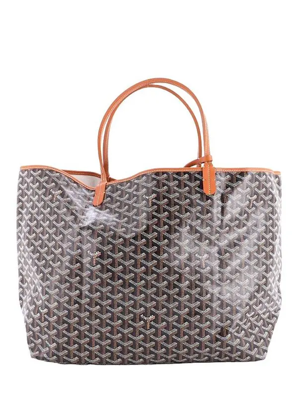 Goyard Gm Saint Louis Tote Coated Canvas - Brown