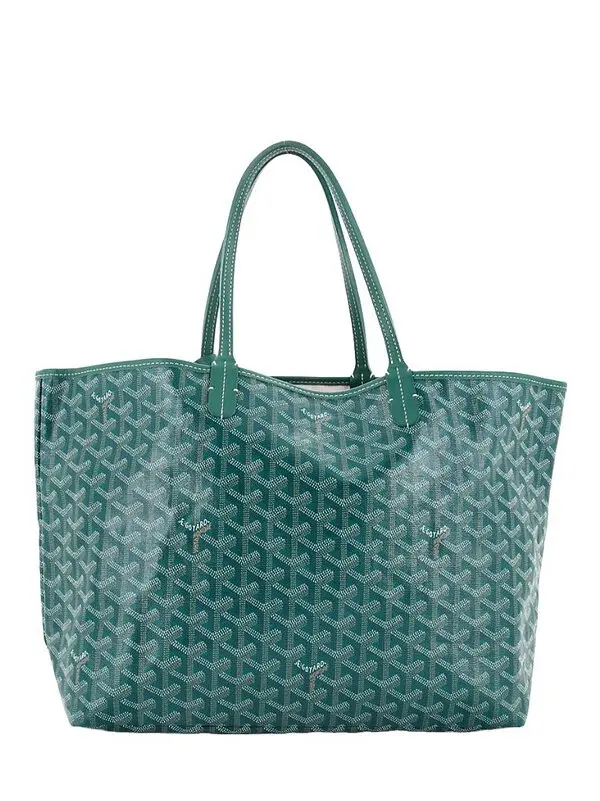 Goyard Pm Saint Louis Tote Coated Canvas - Green