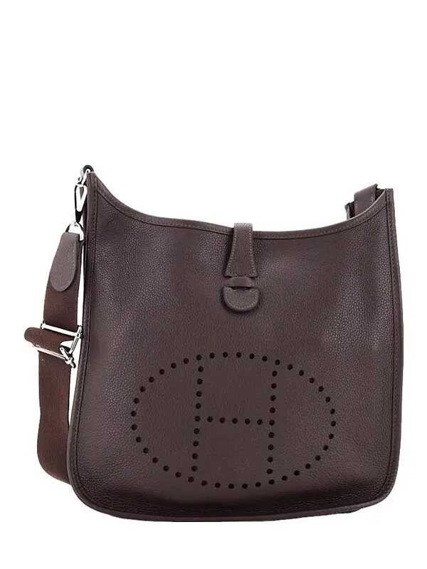Hermès Pm Evelyne Bag Gen Iii Clemence - Brown