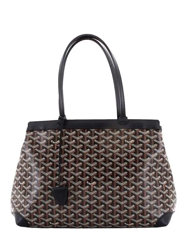 Goyard Bellechasse Pm Tote Coated Canvas - Black