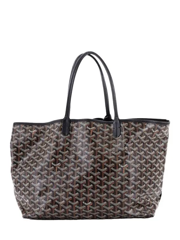 Goyard Pm Saint Louis Tote Coated Canvas - Black