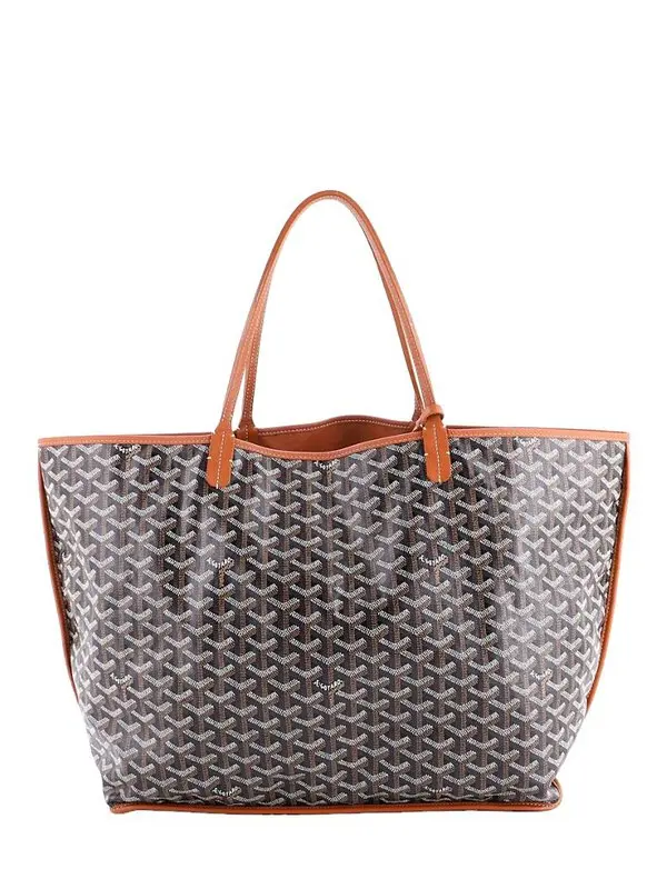 Goyard Gm Anjou Reversible Tote Coated Canvas - Black