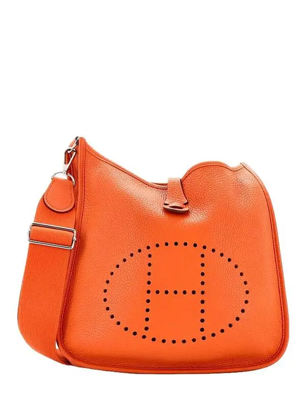 HERMES Pm Evelyne Bag Gen Iii Clemence - Orange