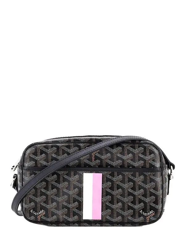 Goyard Cap Vert Bag Printed Coated Canvas - Black