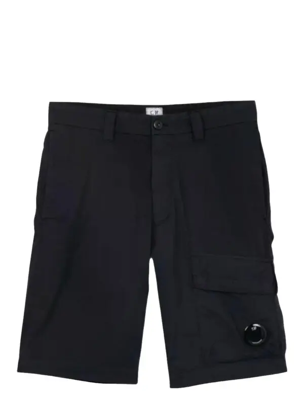 C.P. COMPANY Lens-detail Cargo Pocket Shorts - Black