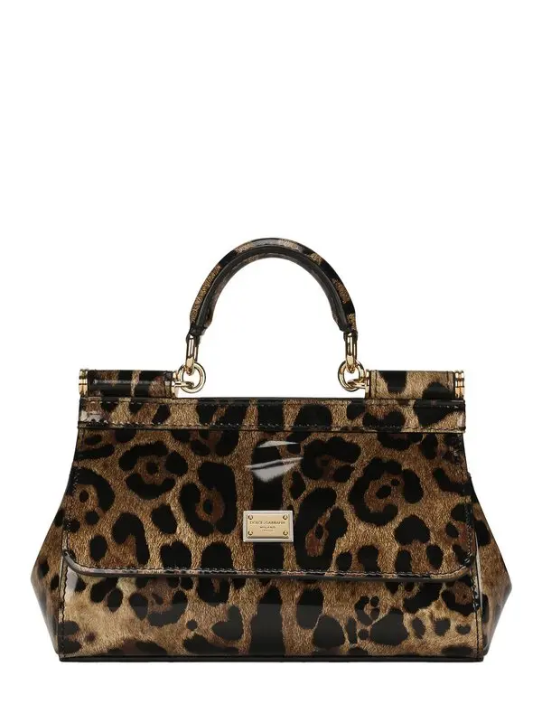 Dolce & Gabbana Mini Sicily Handbag - Animal Print