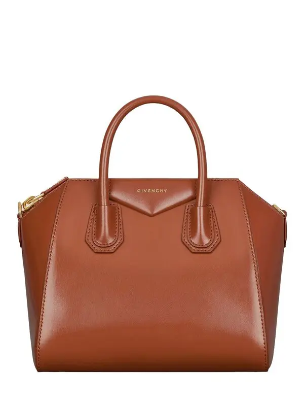 Givenchy Antigona Mini Leather Crossbody Bag - Brown