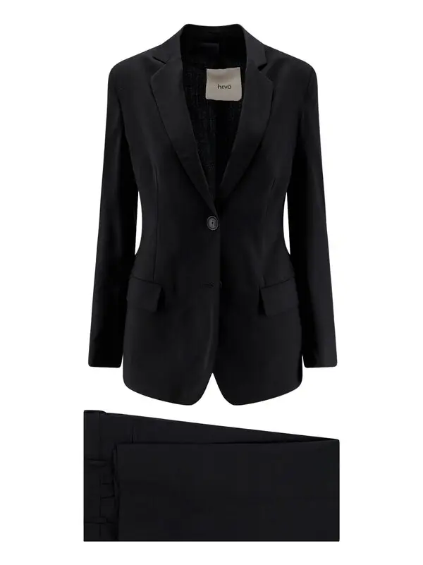 HEVO Frigole Virgin Sheep's Wool Suit - Black