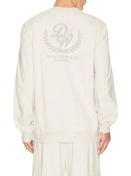 LI-NING Way Of Wade Sweatshirt - Light Grey