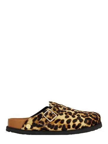 BIRKENSTOCK Boston Pony Hair Exq 1774 Mule - Leopard