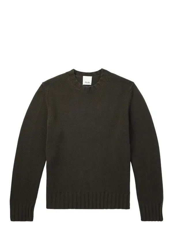 ALLUDE Cashmere Sweater - Green