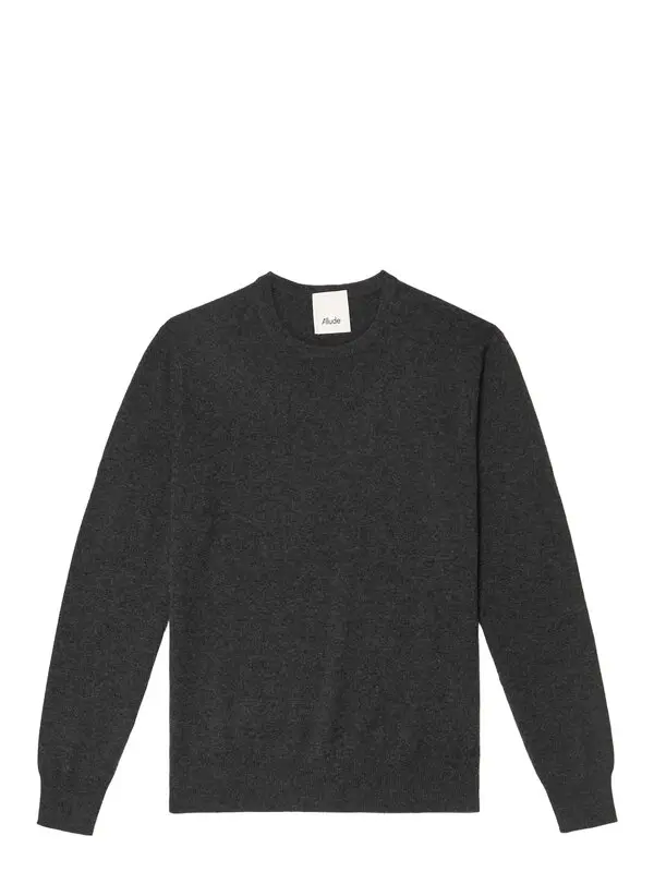 ALLUDE Cashmere Sweater - Charcoal