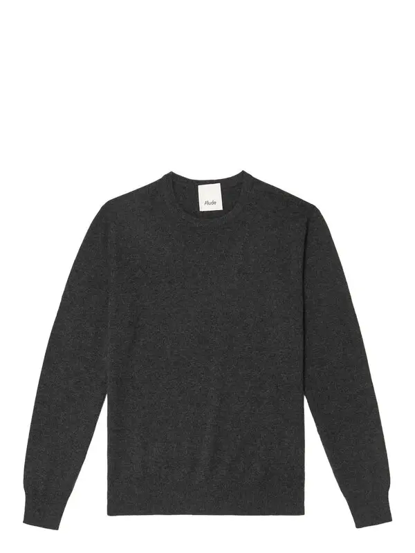 ALLUDE Cashmere Sweater - Gray
