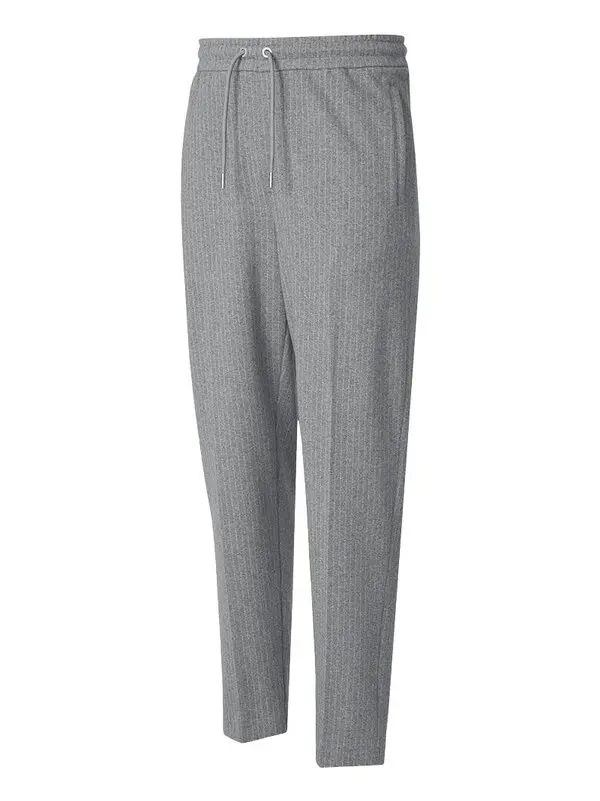 Mackage Stanley-k Brushed Knit Pants - Light Grey Mix-cream