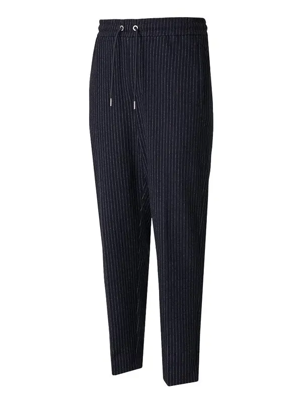 Mackage Stanley-k Brushed Knit Pants - Navy-cream