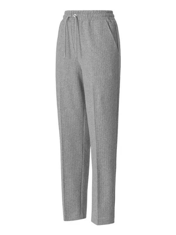 Mackage Brushed Knit Pants - Light Grey Mix-cream