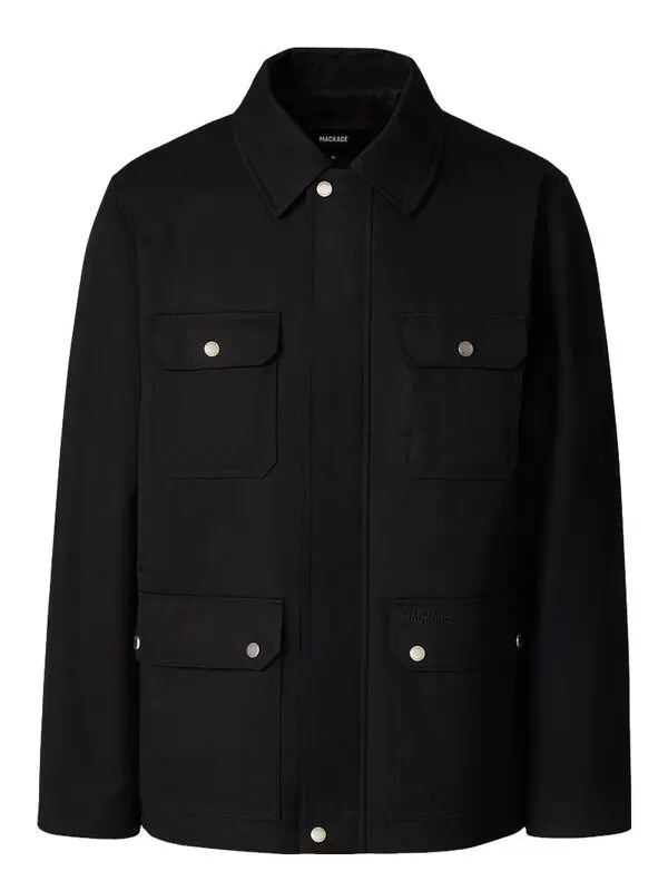 Mackage Bruno Twill Chore Jacket - Black