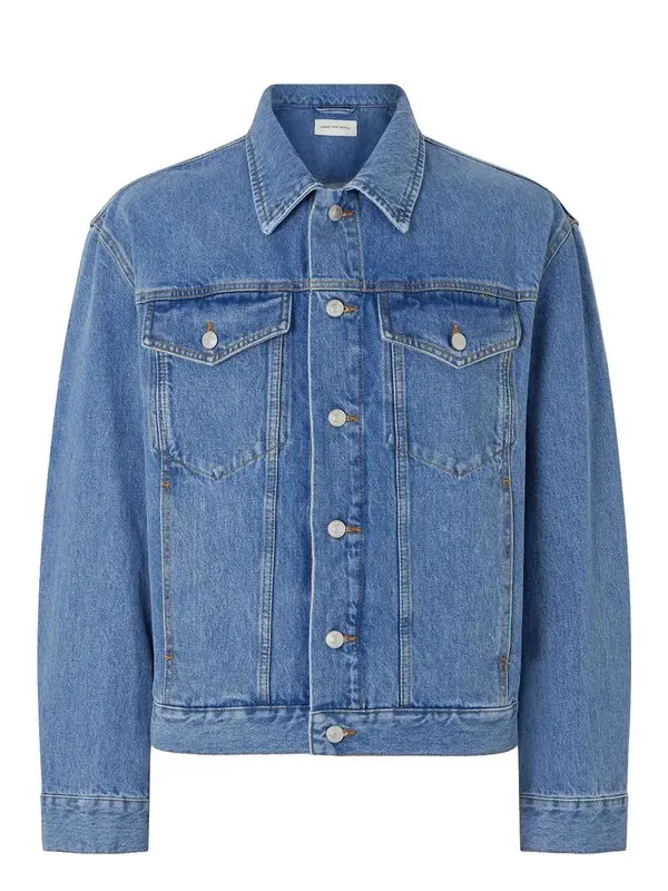 Dries Van Noten Denim Trucker Jacket - Blue