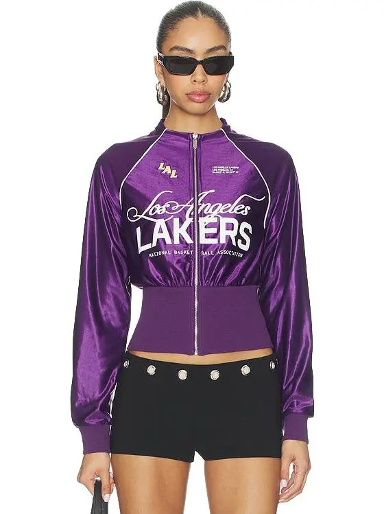 OFF SEASON Cropped Track Jacket - La Lakers