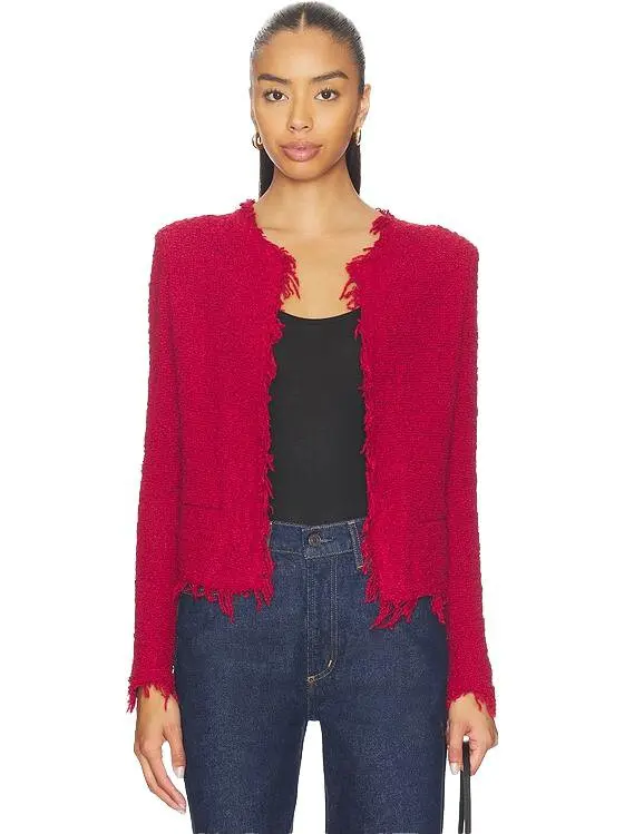 IRO PARIS Shavani Jacket - Lipstick Red