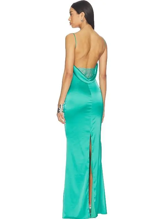 Katie May Hope Gown - Ocean Turq