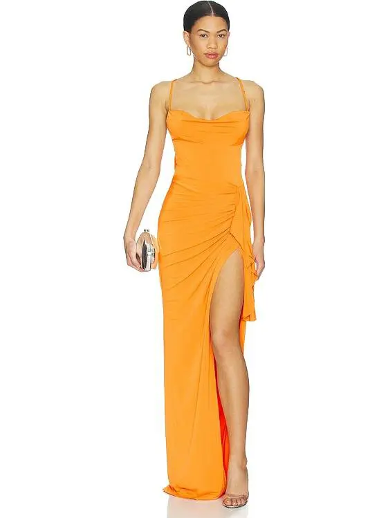Katie May So Juicy Gown - Orange Sorbet