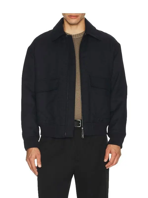 Theory Modern Aviator Jacket - Baltic