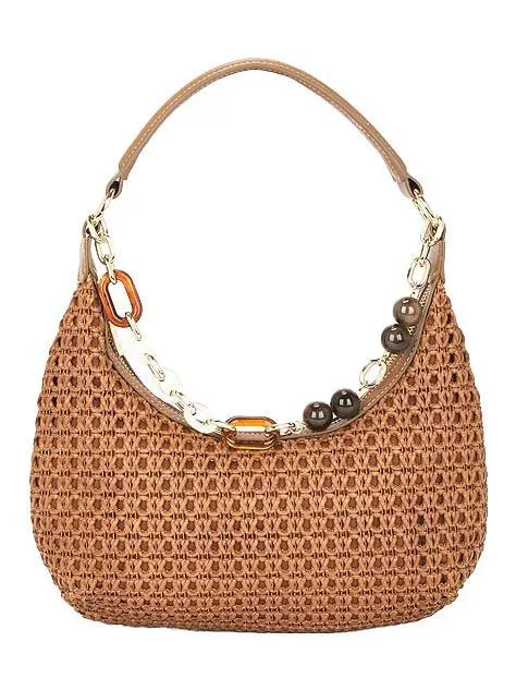 Dolce Vita Poppie Shoulder Bag - Saddle