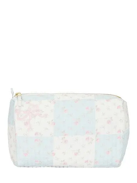 LoveShackFancy Octavia With Bow Bag - Ivory Chapparal