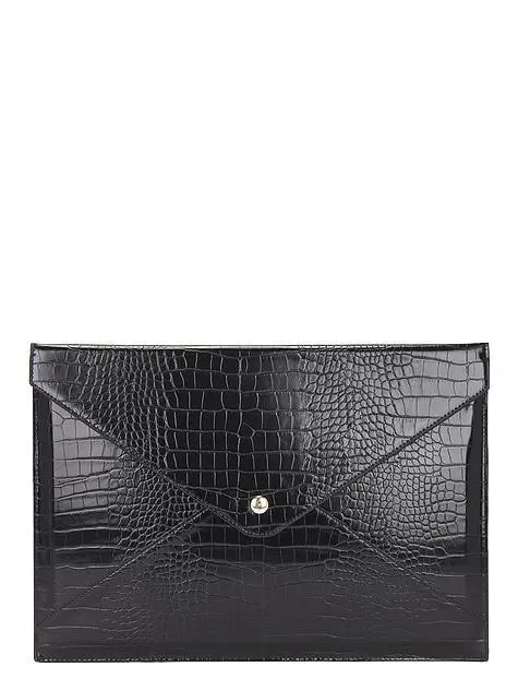 HEAVEN MAYHEM Laptop Sleeve - Black Croc