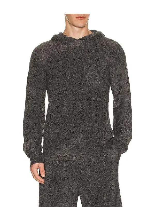 Barefoot Dreams Cozychic Lite Pullover Hoodie - Carbon