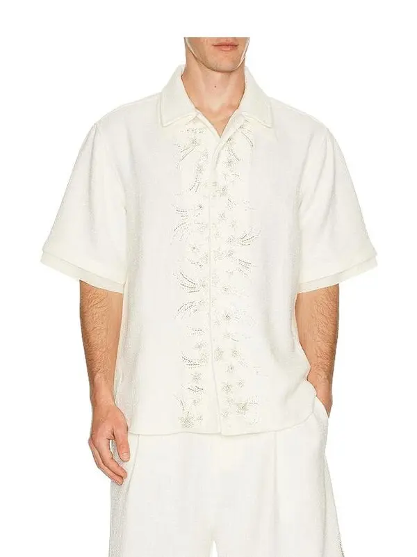 BIRTH OF ROYAL CHILD Layered Hexa Shirt - White