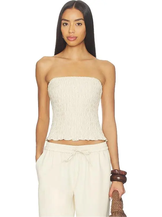 Lna Gigi Tube Top - Canvas Cream