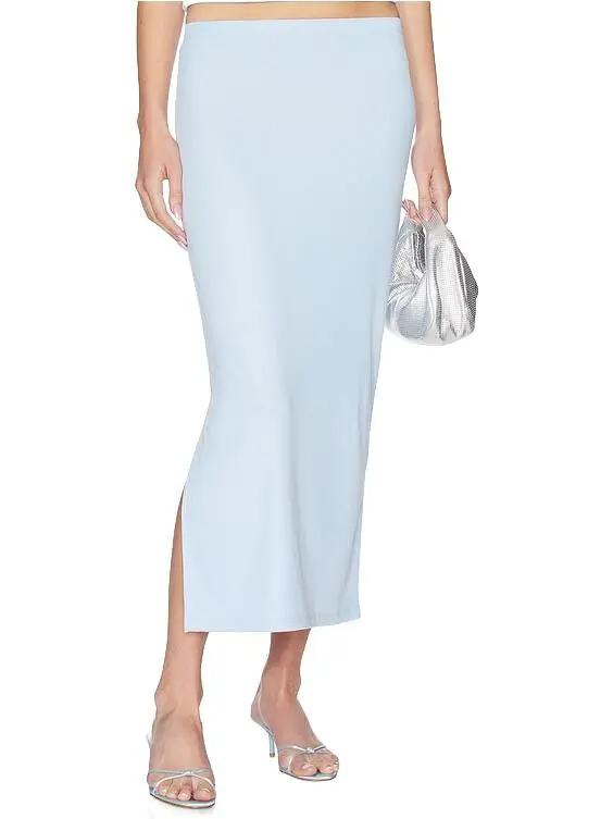Lna Slater Skirt - Blue Mist