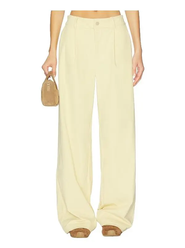 Varley Floris Wide Leg 29.5 Pant - Reed Yellow