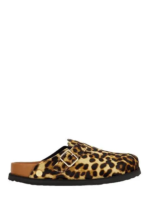 BIRKENSTOCK Boston Pony Hair Mules - Leopard