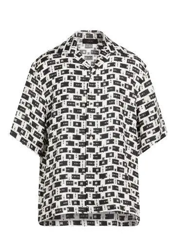 Amiri Shirt Size Silk - Black