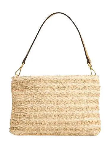 GIANNI CHIARINI Textile Fibers Handbag - Beige