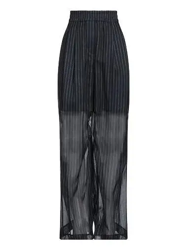 Brunello Cucinelli Wide-leg Pinstriped Pants - Blue