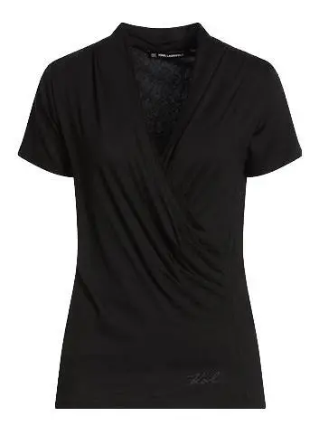 Karl Lagerfeld Jersey Top - Black