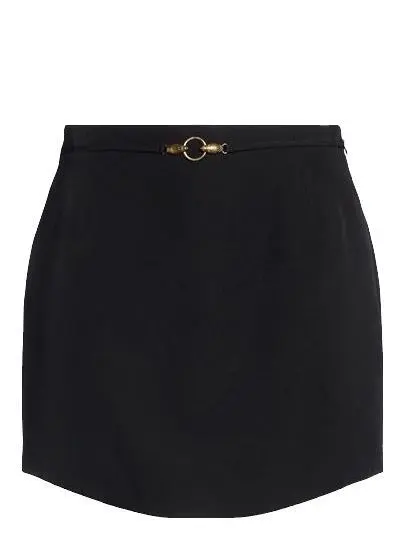 Just Cavalli Mini Flared Skirt - Black