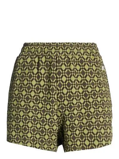 WALES BONNER Military Jacquard-knit Shorts - Green