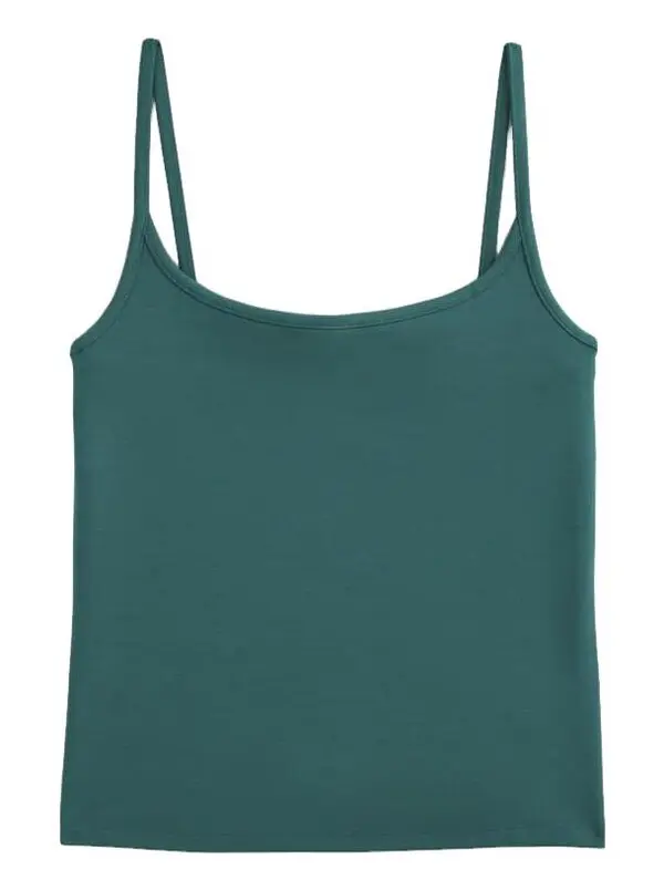 Everlane Scoopneck Cami Top - Everglade