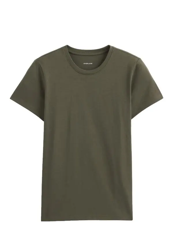 Everlane Slim Crew Neck T-shirt - Olive Night