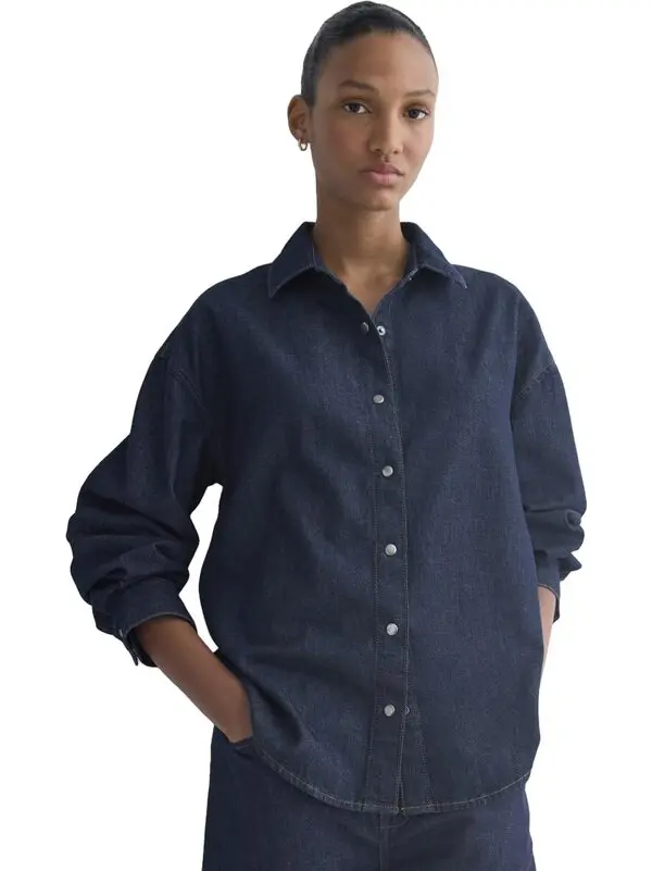 Everlane Balboa Button-up Shirt - Deep Bay Indigo