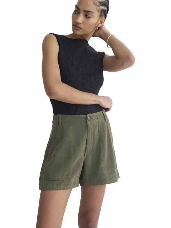 Everlane Utility Tencel™ Twill Shorts - Olive Night