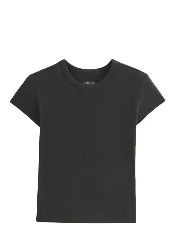 Everlane Retrosoft Cotton Crew Neck T-shirt - Black