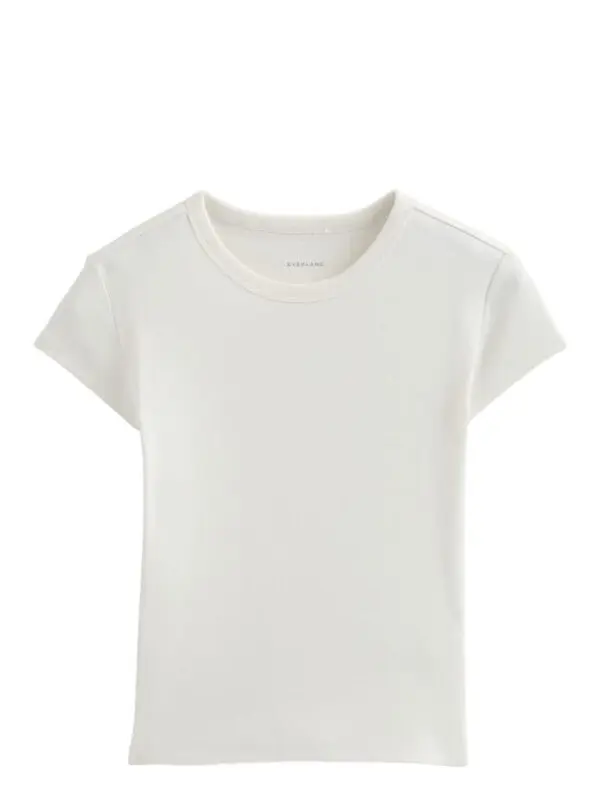 Everlane Retrosoft Cotton Crew Neck T-shirt - Bone