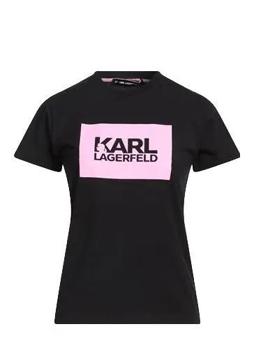 Karl Lagerfeld Logo-print Organic Cotton T-shirt - Black