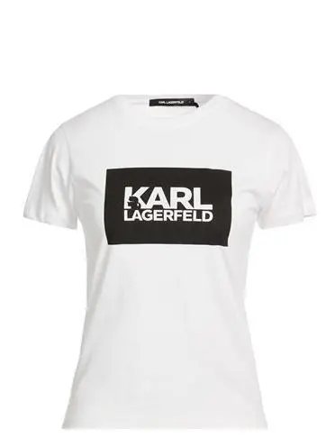 Karl Lagerfeld Logo-print Organic Cotton T-shirt - White